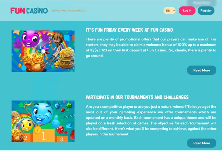 Fun Casino Review 2024 | Claim R1,234 Welcome Bonus